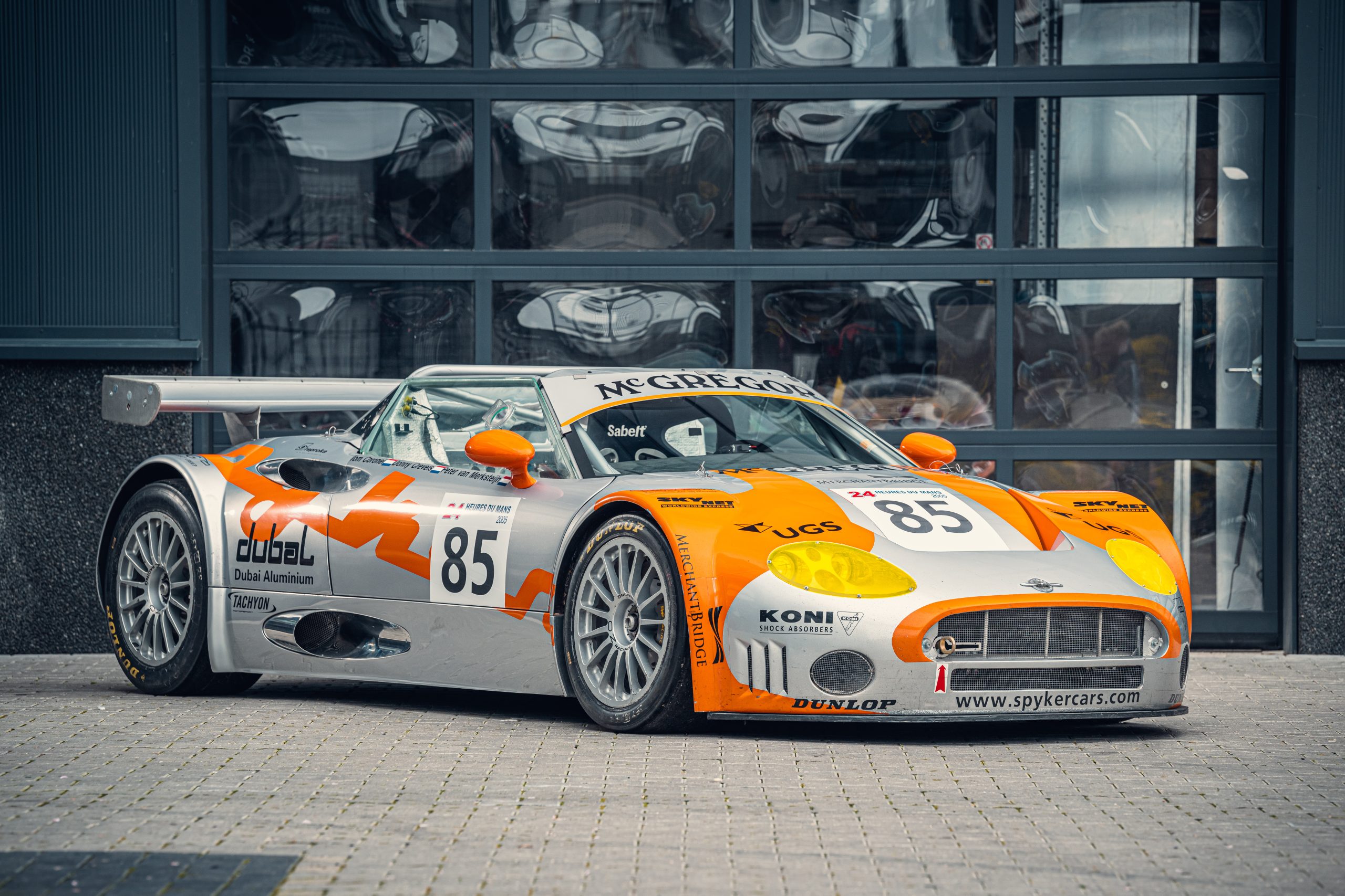 Tachyon Motorsport - The Spyker C8 GT2-R is up for grabs.
