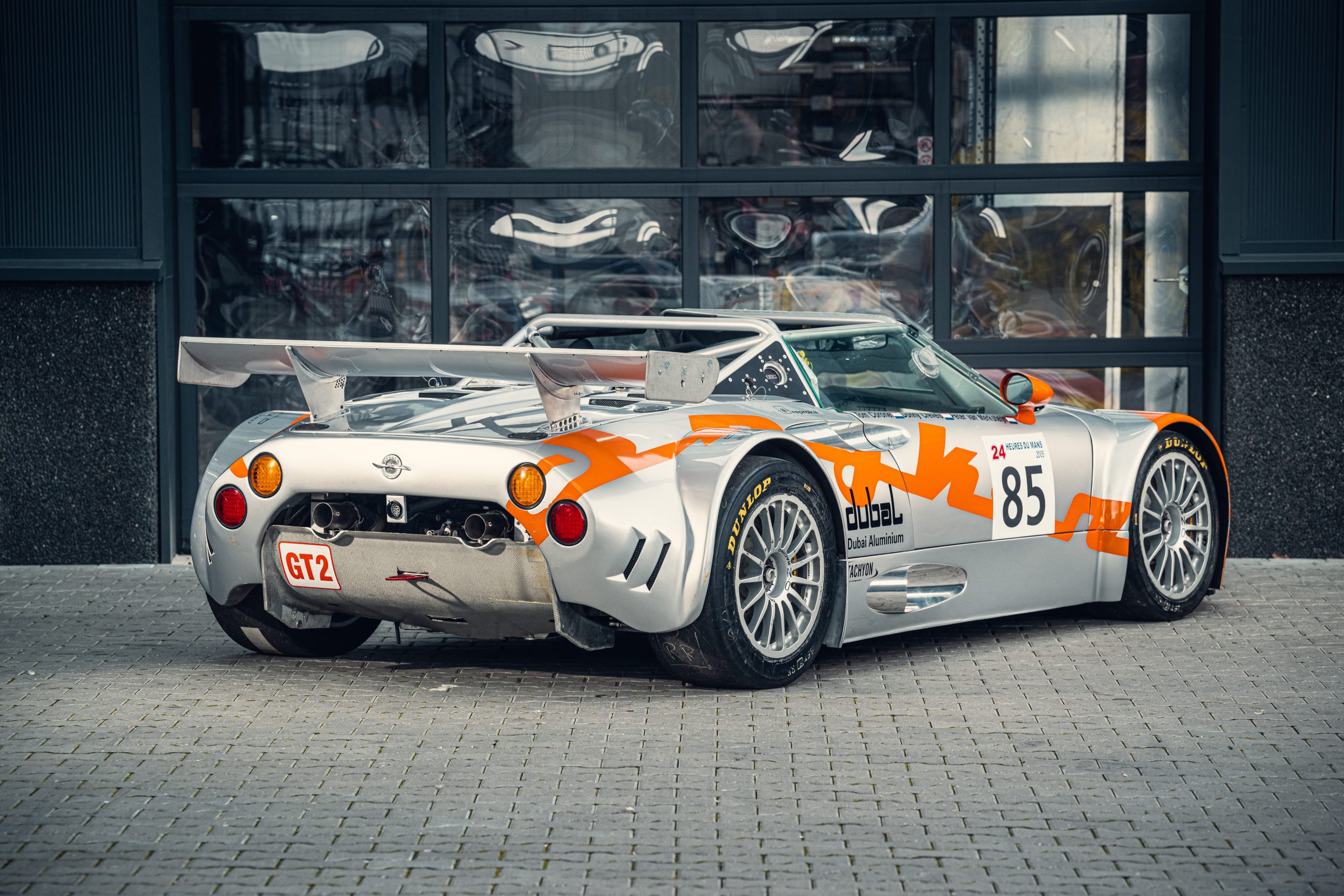 Tachyon Motorsport - The Spyker C8 GT2-R is up for grabs.